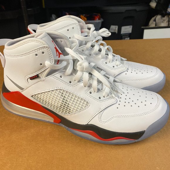 Nike | Shoes | Nike Mens White Air Jordan Mars 27 Cd707000 High Top ...